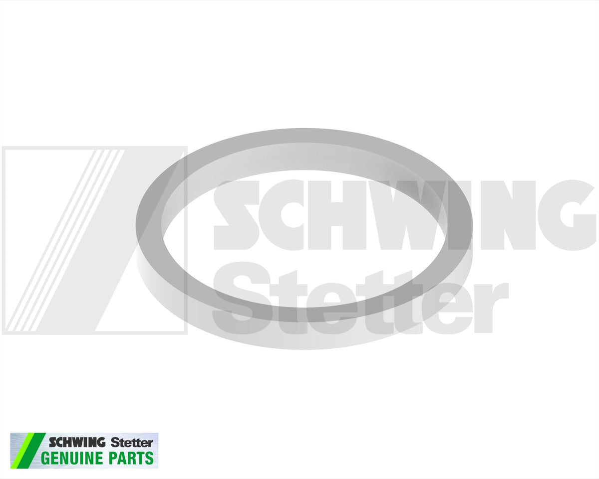 Back-Up Ring Unslotted 95 X 80.6 X 9.5 | Weight: 2 lbs | Dimensions: 9 ...