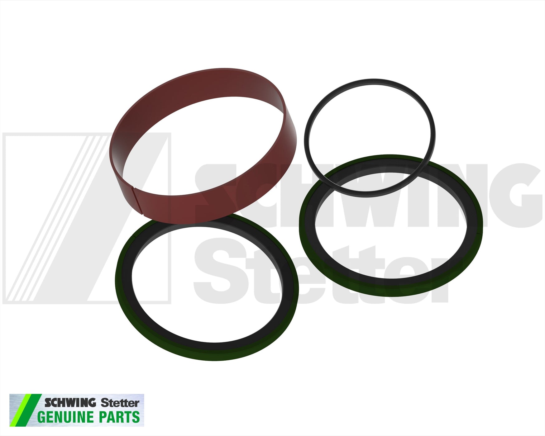 Sealing Set 120/80, 120/85, Piston | Weight: 2 lbs | Brand: SCHWING — Western Mixer Parts & Pumps